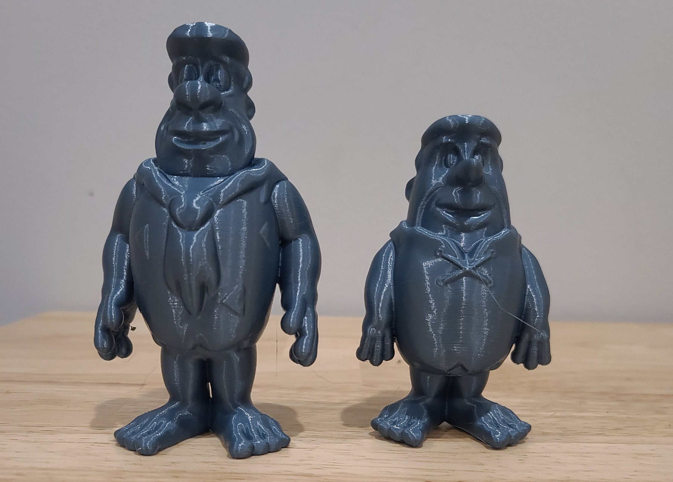 Fred Flintstone & Barney Rumble 3D Printed Figures Fan Art - Etsy