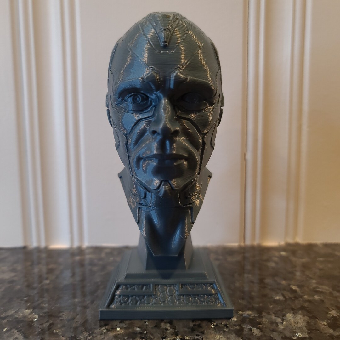 Vision Bust Marvel Fan Interpretation - Etsy