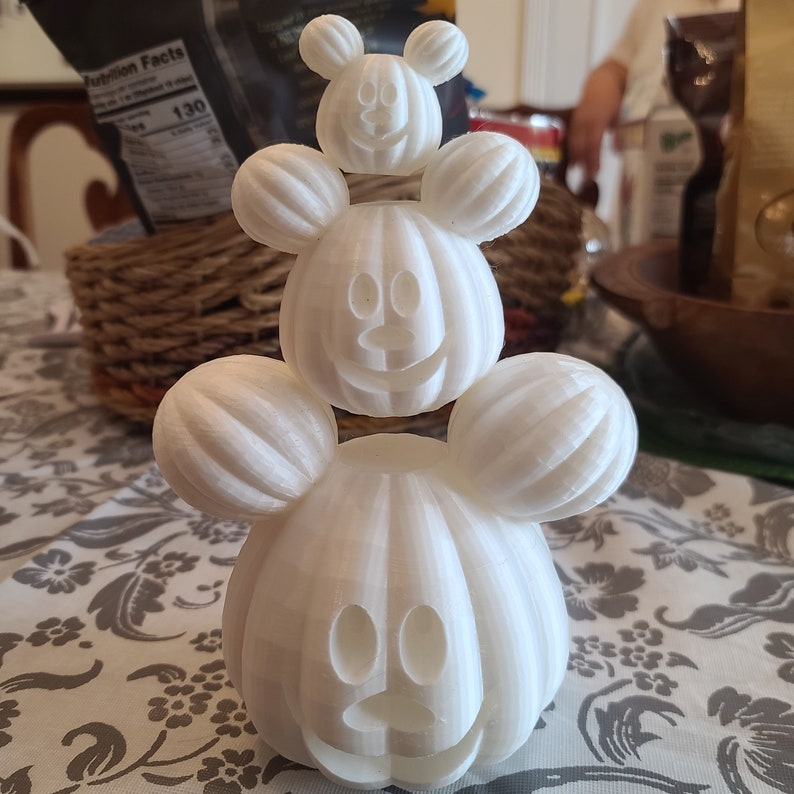Mickey Pumpkins 3D Printed Mickey Pumpkins Disney Halloween - Etsy