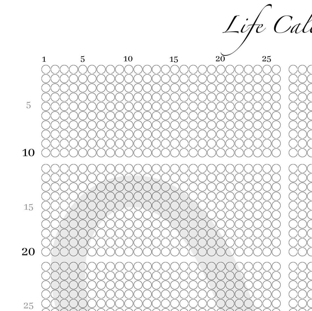 SAGITTARIUS Life Calendar Memento Mori Life Calendar Stoic - Etsy