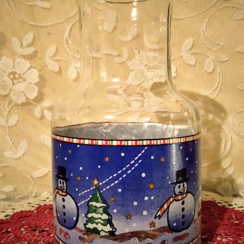 Snowman Pitcher - Etsy