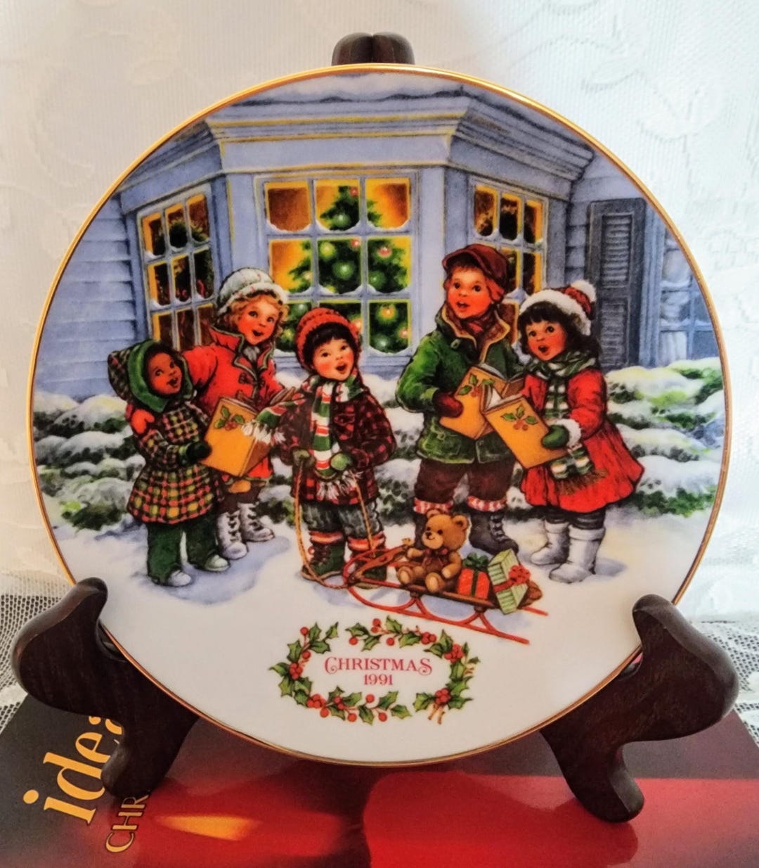 Vintage "perfect Harmony" 1991 Avon Collectible Christmas Plate - Etsy