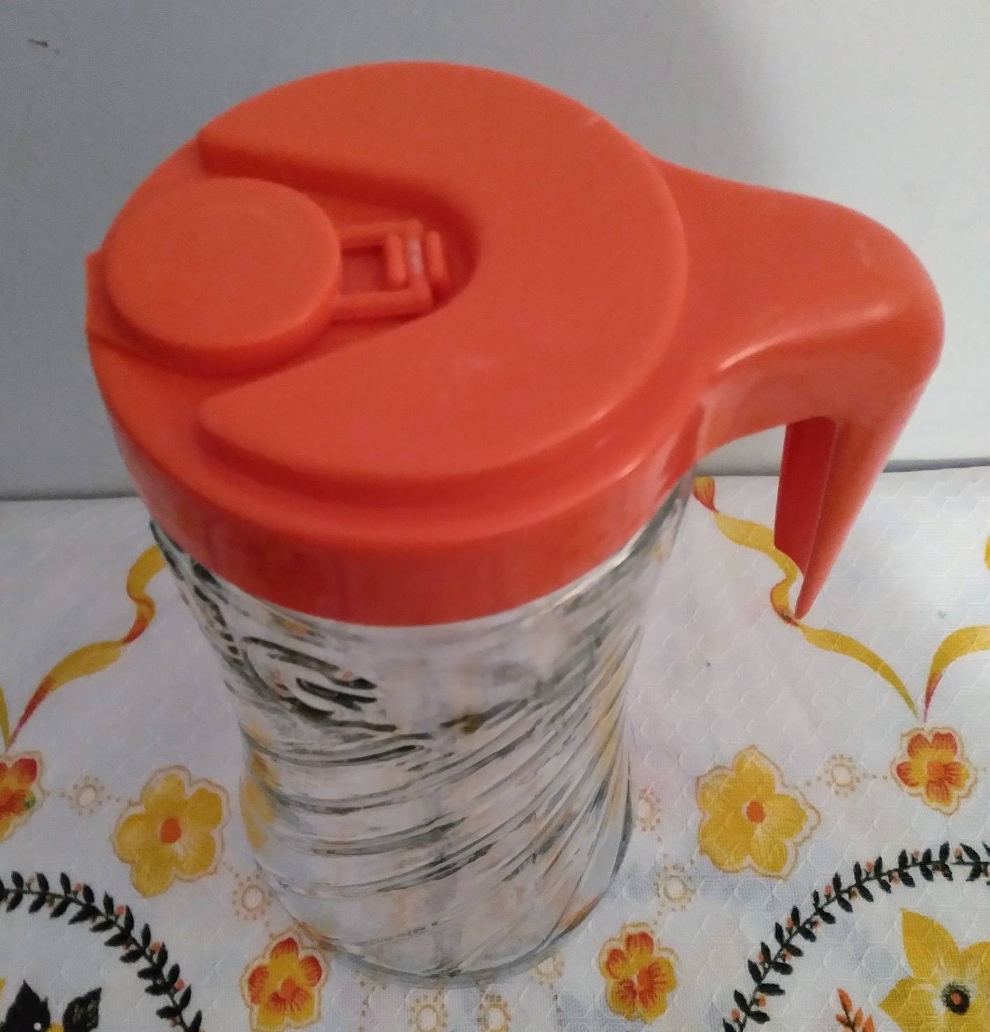 Vintage Retro Style 60s-70s Tang Brand Anchor Hocking Swirl Pattern ...