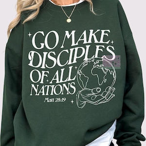 Go Make Disciples Png, Scripture Christian Png, Christian Shirt ...