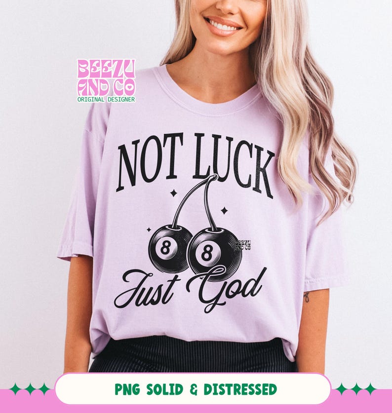 Not Luck Just God Png, Jesus Swag Png, Serve Png, Worship Png, Glorify ...