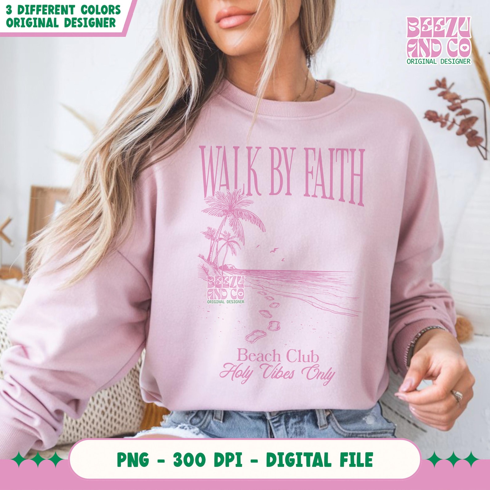 Walk by Faith Beach Club Png, Christian Shirt Png, Christian Png ...