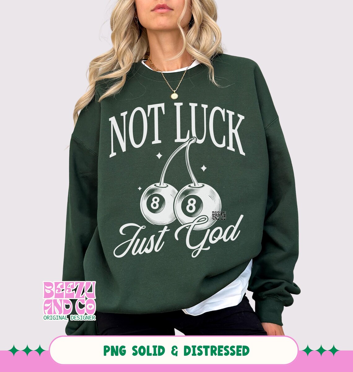 Not Luck Just God Png, Jesus Swag Png, Serve Png, Worship Png, Glorify ...