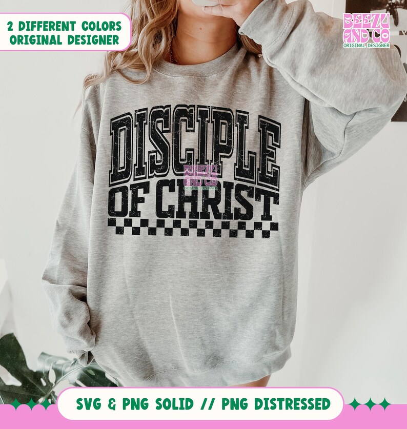Disciple of Christ Svg Png, Scripture Christian Svg Png, Christian ...