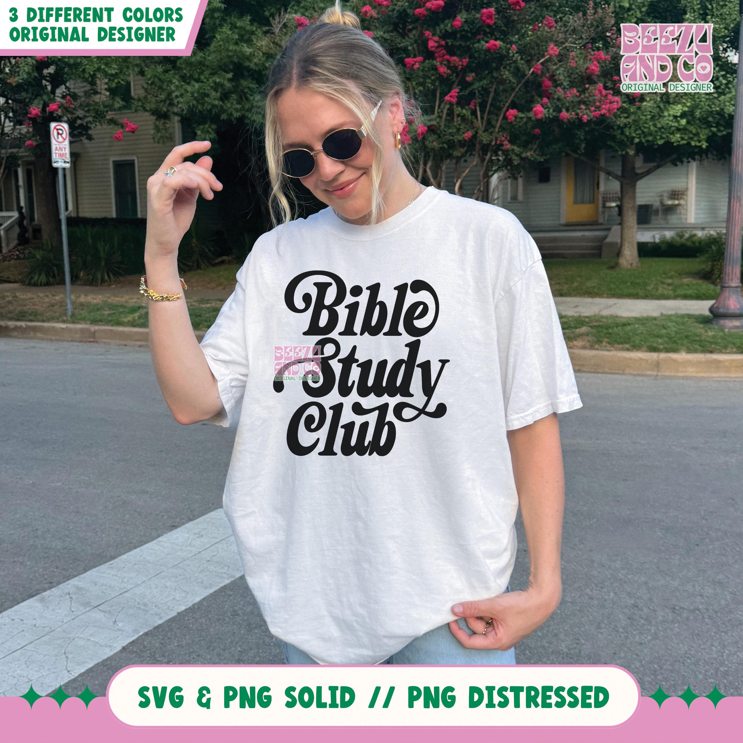 Bible Study Club Svg Png, Christian PNG, Christian SVG, Retro ...