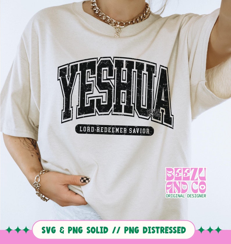 Vintage Yeshua SVG PNG, Aesthetic Christian Svg, Christian Shirt Design ...
