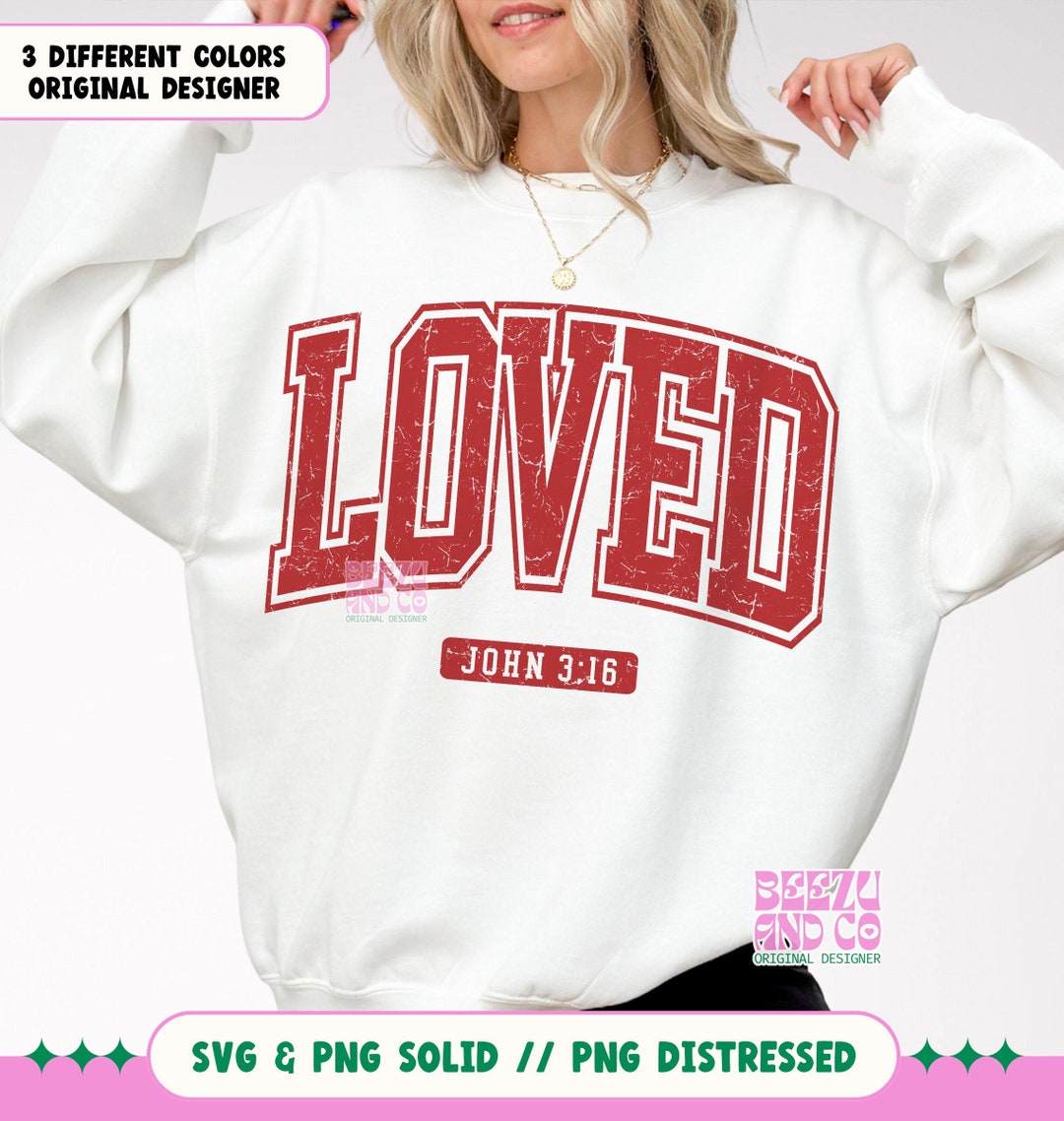 Loved John 3:16 SVG PNG, so Very Loved Svg Png, Bible Svg Png ...