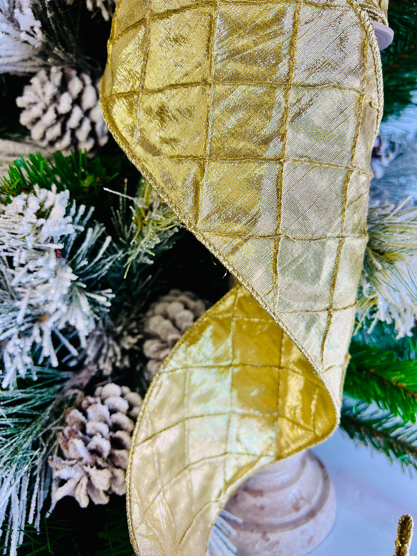 4 Inch 10 Yard Faux 18k Gold Metallic Pin Tucked Wired - Etsy