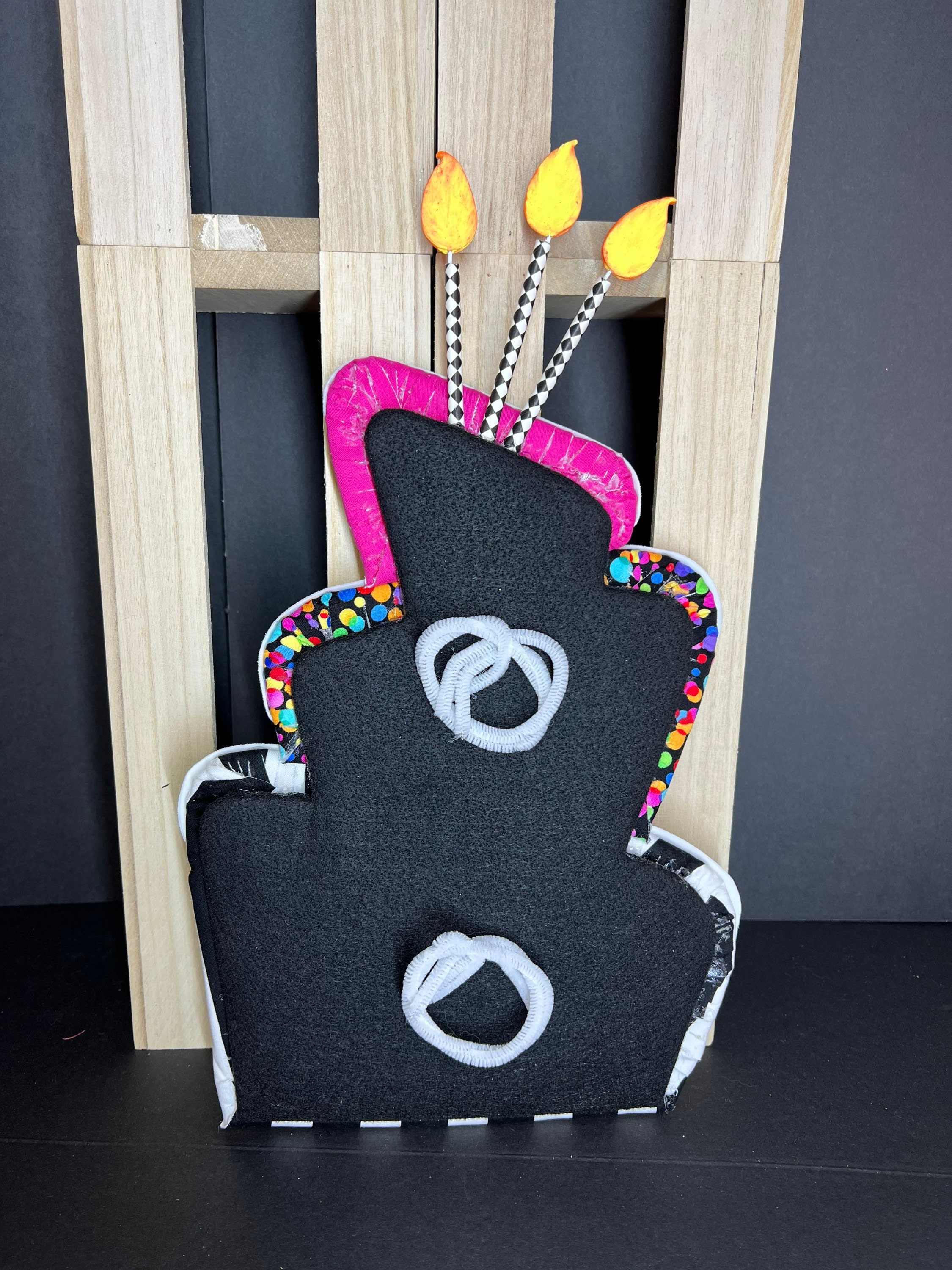 Birthday Cake Wreath Attachment, Layered Party Decor - Etsy