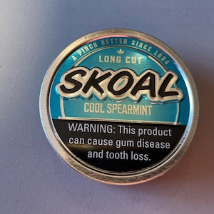 Personalize, Leather, Chew Can, Dip Can, Tobacco, Snuff, Customize ...