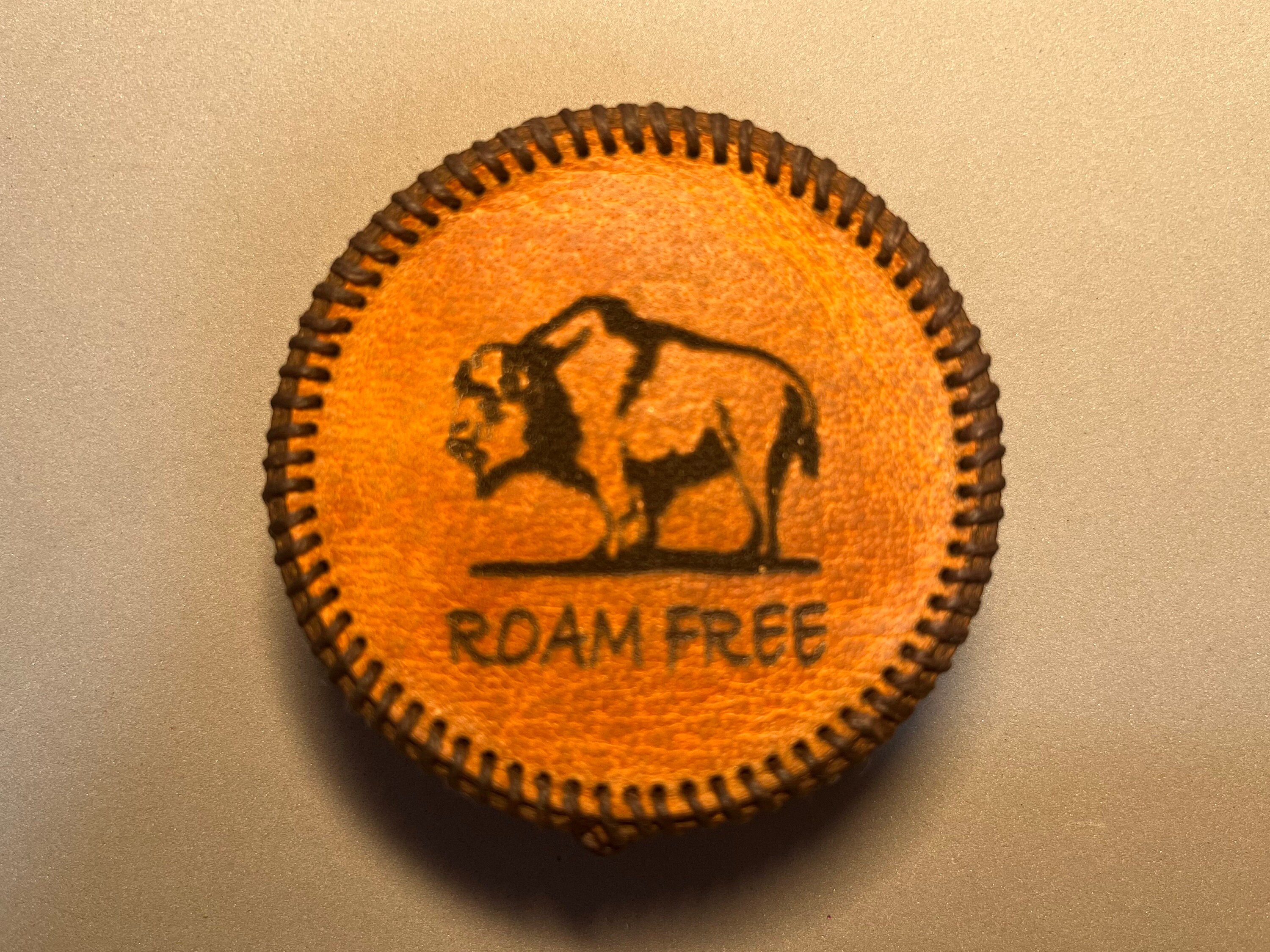 Buffalo, Roam Free, South Dakota, Leather, Chew Can, Dip Can, Snuff ...