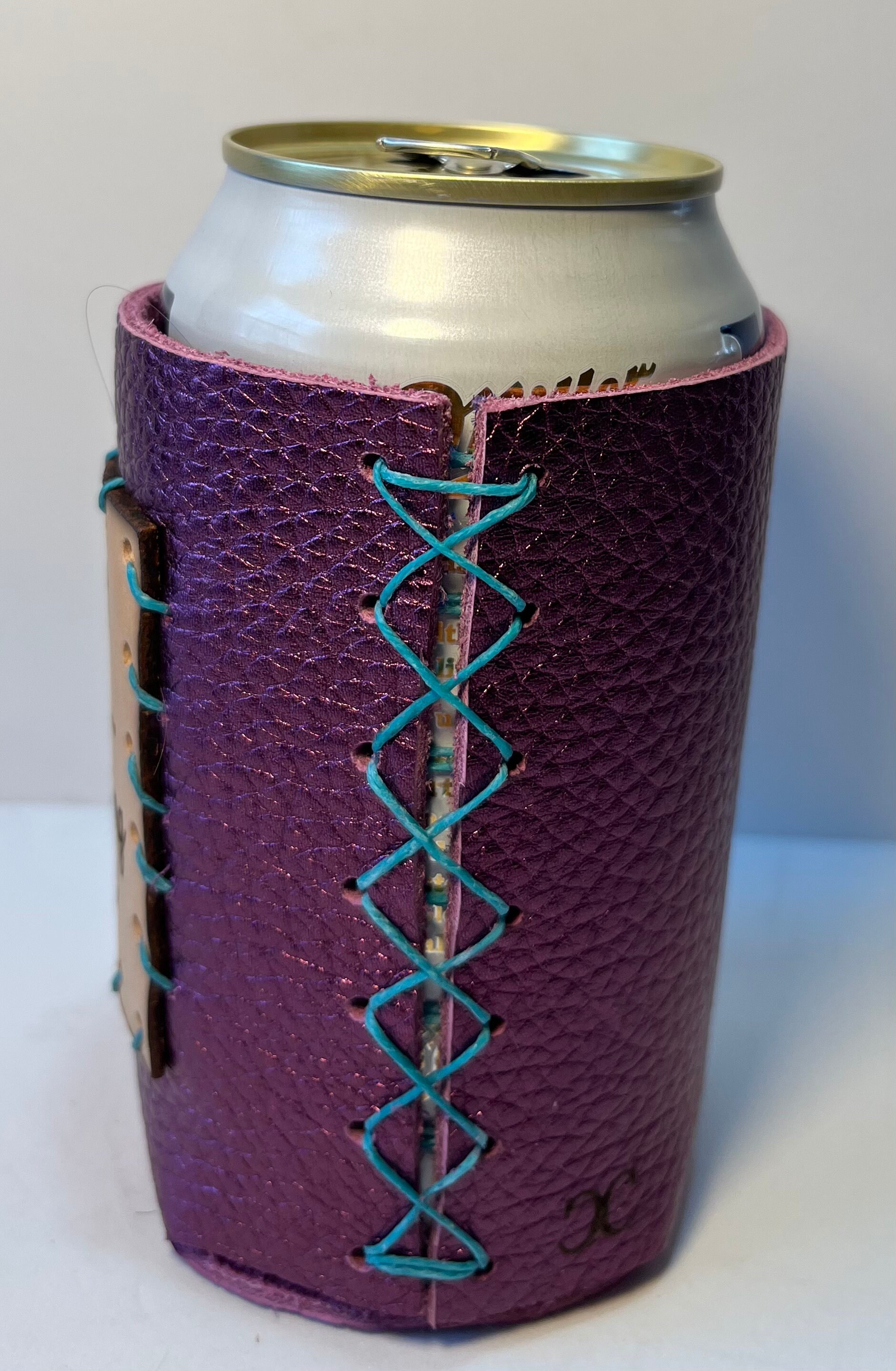 Can Holder, Leather, Drink Cooler, Hand Warmer, Beer, Gift, Birthday ...