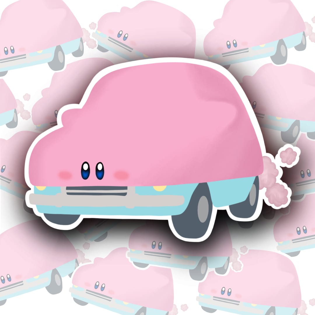 Karby Kirby Car Vinyl Sticker - Etsy