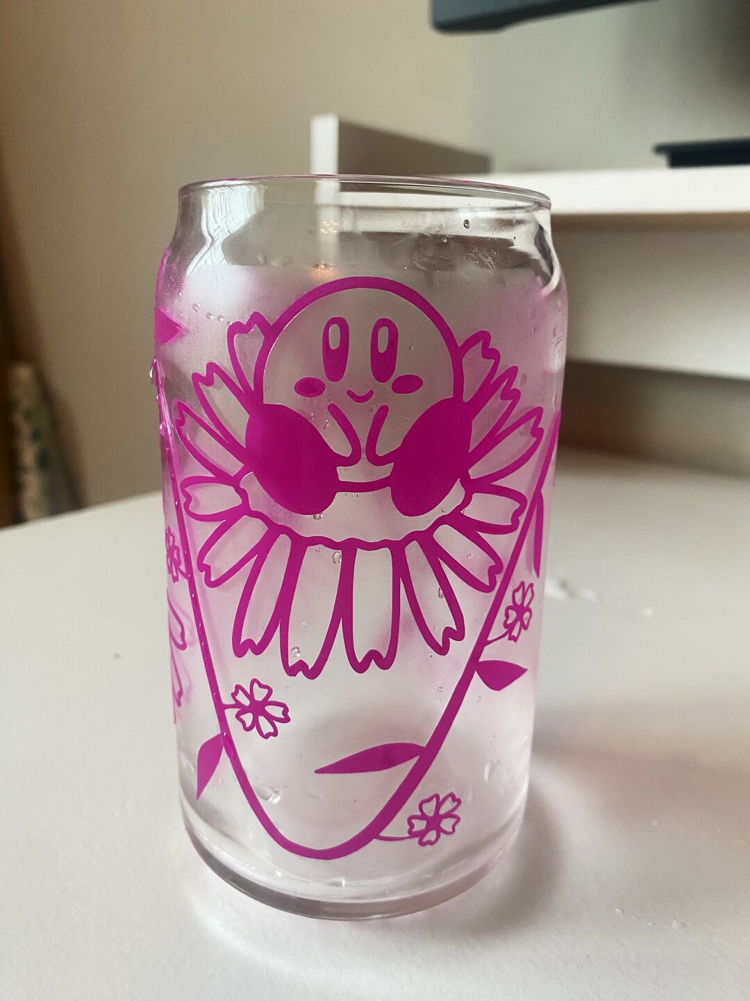 Kirby Cup | Kirby Iced Coffee Glass, Color Changing - Etsy