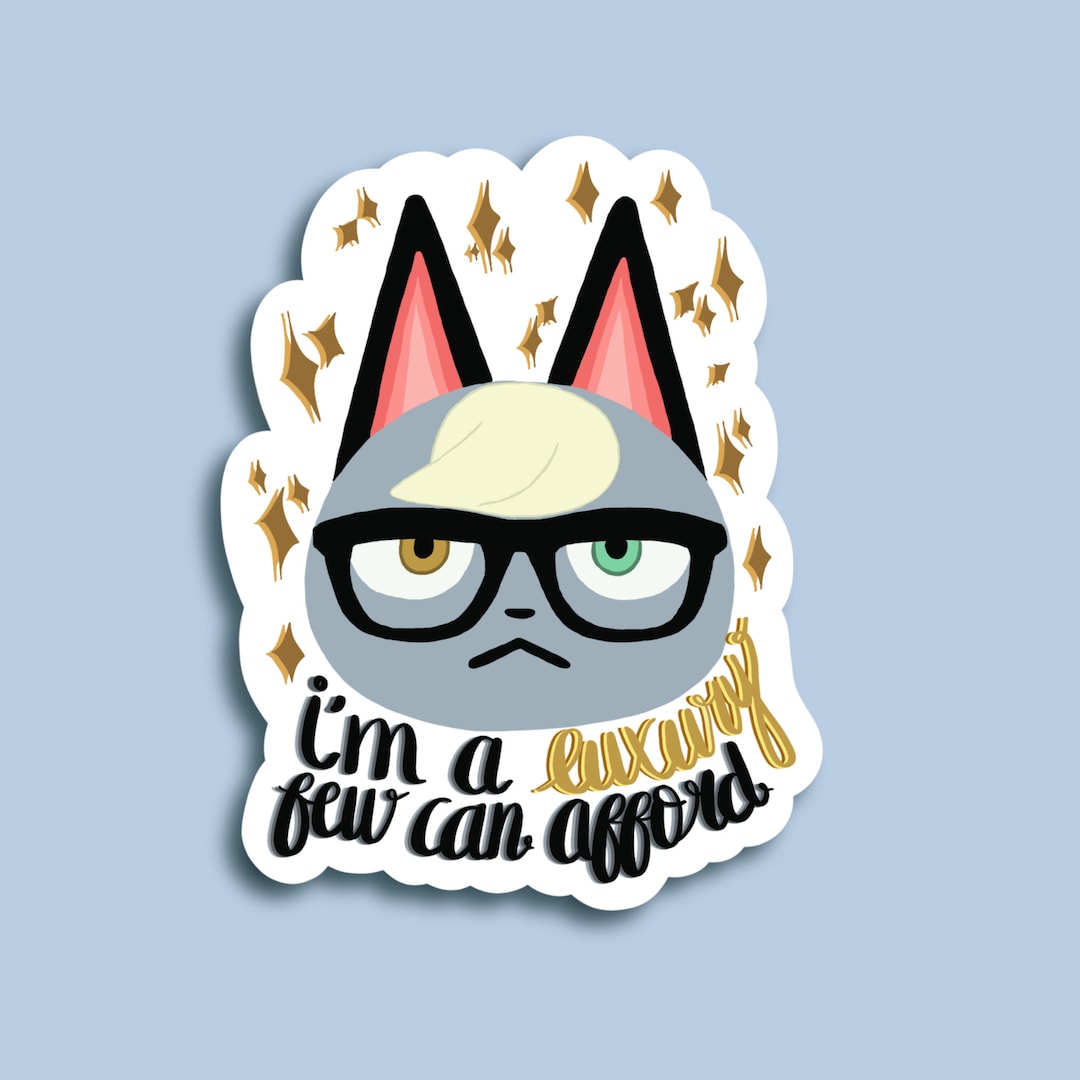 Raymond Animal Crossing Vinyl Sticker ACNH - Etsy