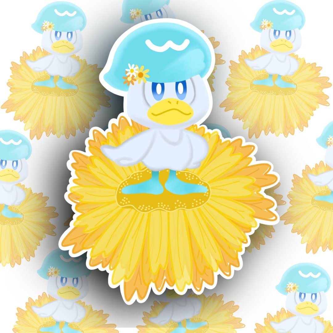 Quaxly Pokemon Vinyl Sticker - Etsy