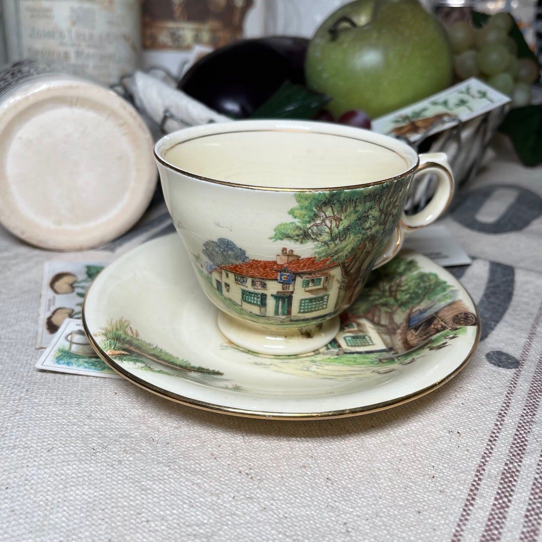 God Save the King! Time for Tea--rare Royal Winton England Grimwades ...