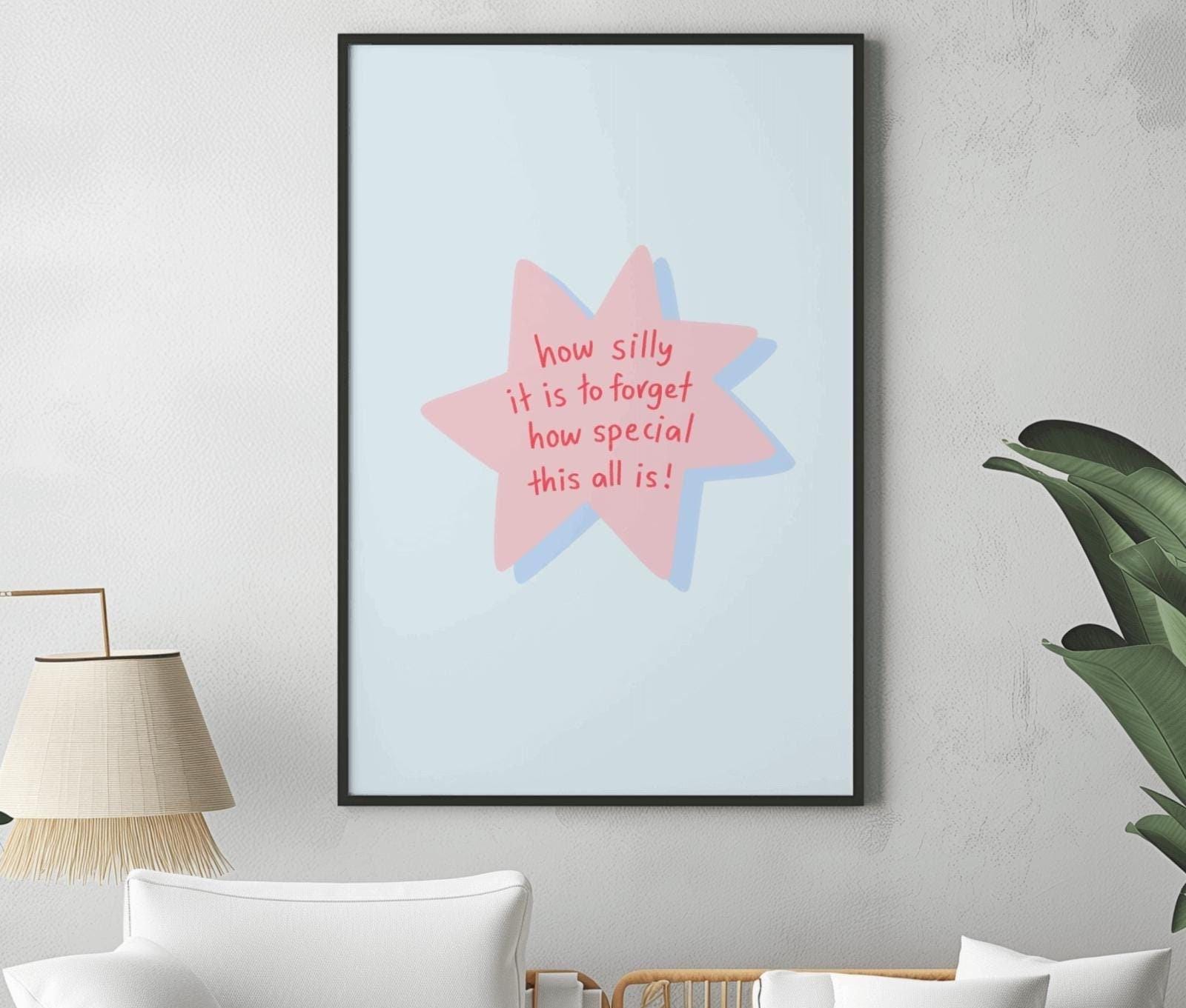Positive Quote, Cute Illustration, Digital Download Prints, Large ...