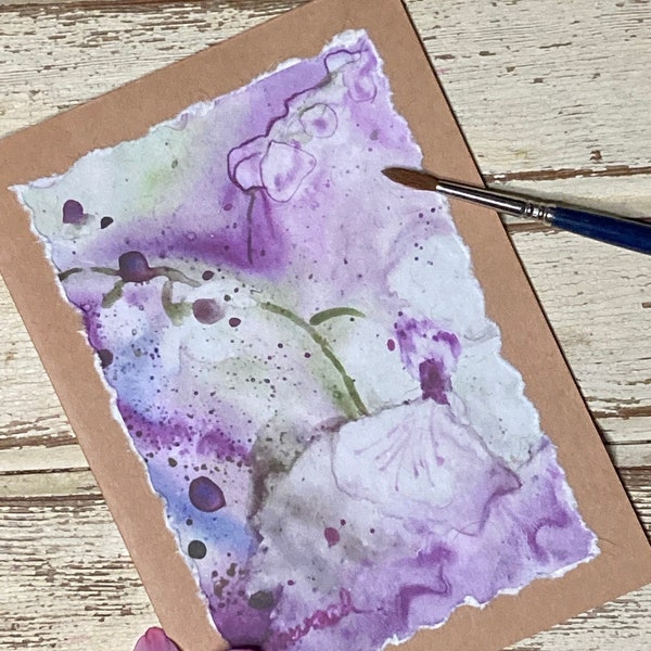 Watercolor on Yupo - Etsy