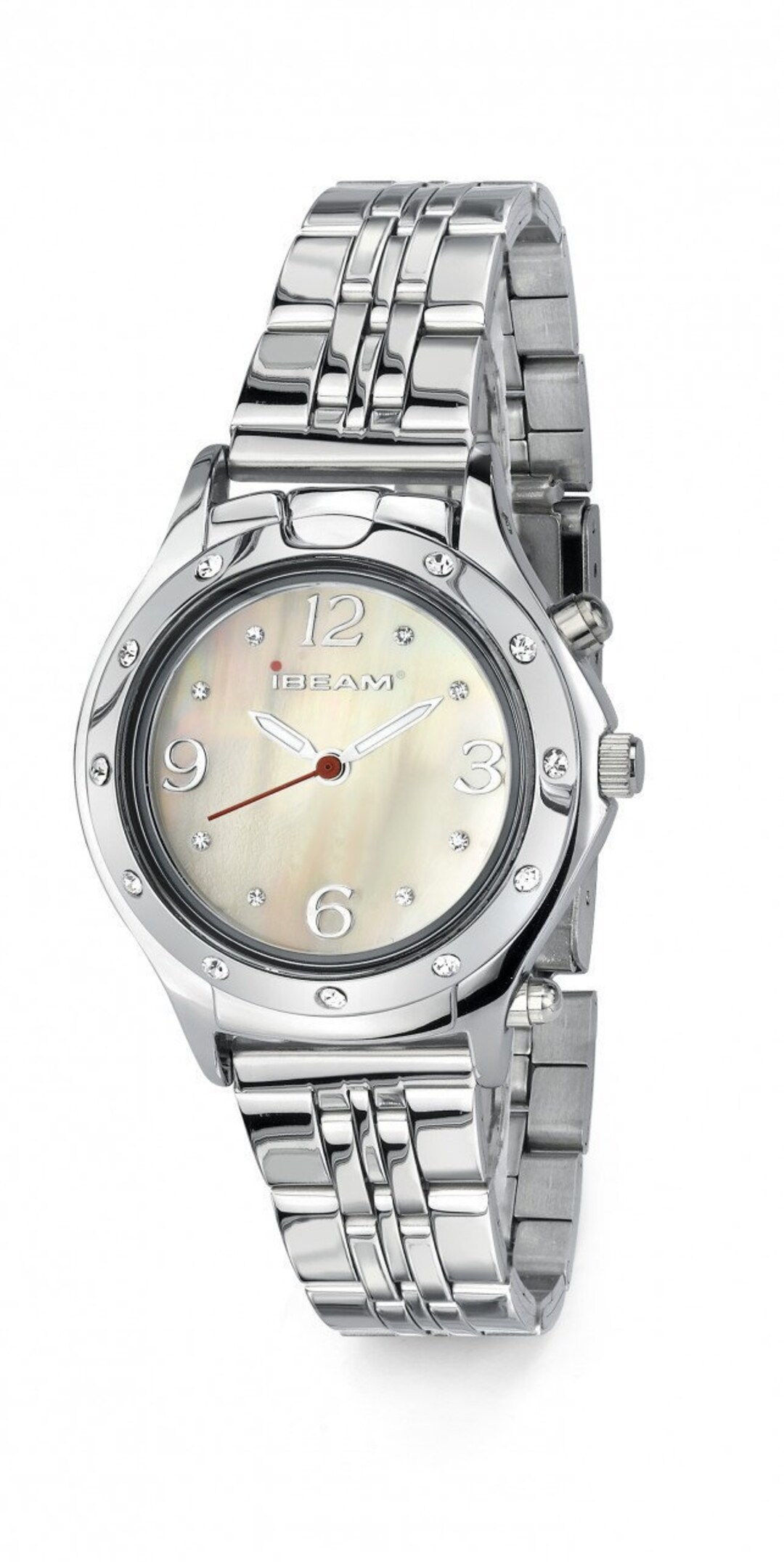 The Bella, Watch With Magnifying Lens and Flashlight, Stone, MOP Dial ...