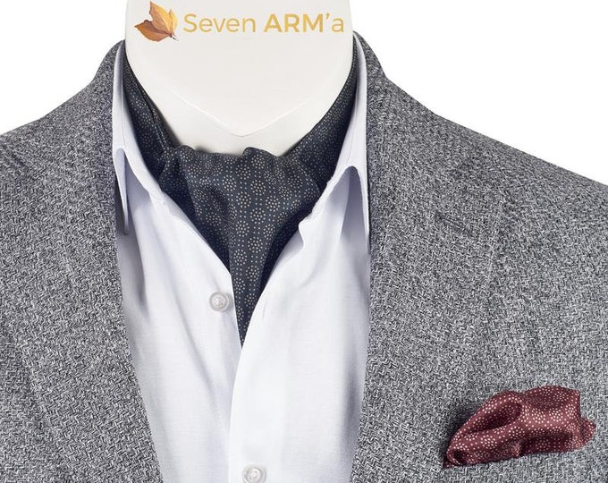 Momos Red Color Ascot Men's Scarf - Etsy Canada