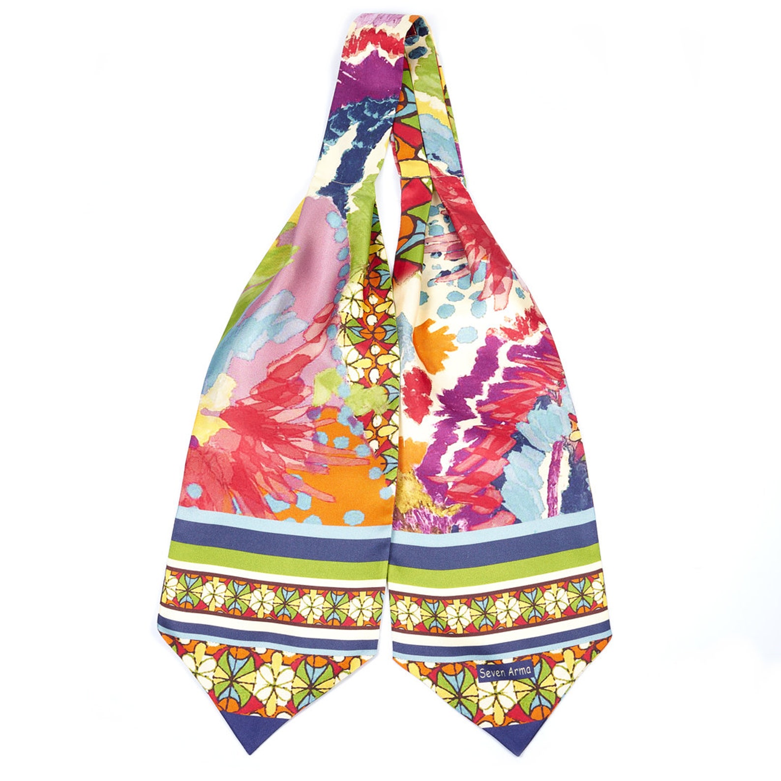 Momos Red Color Ascot Men's Scarf - Etsy Canada