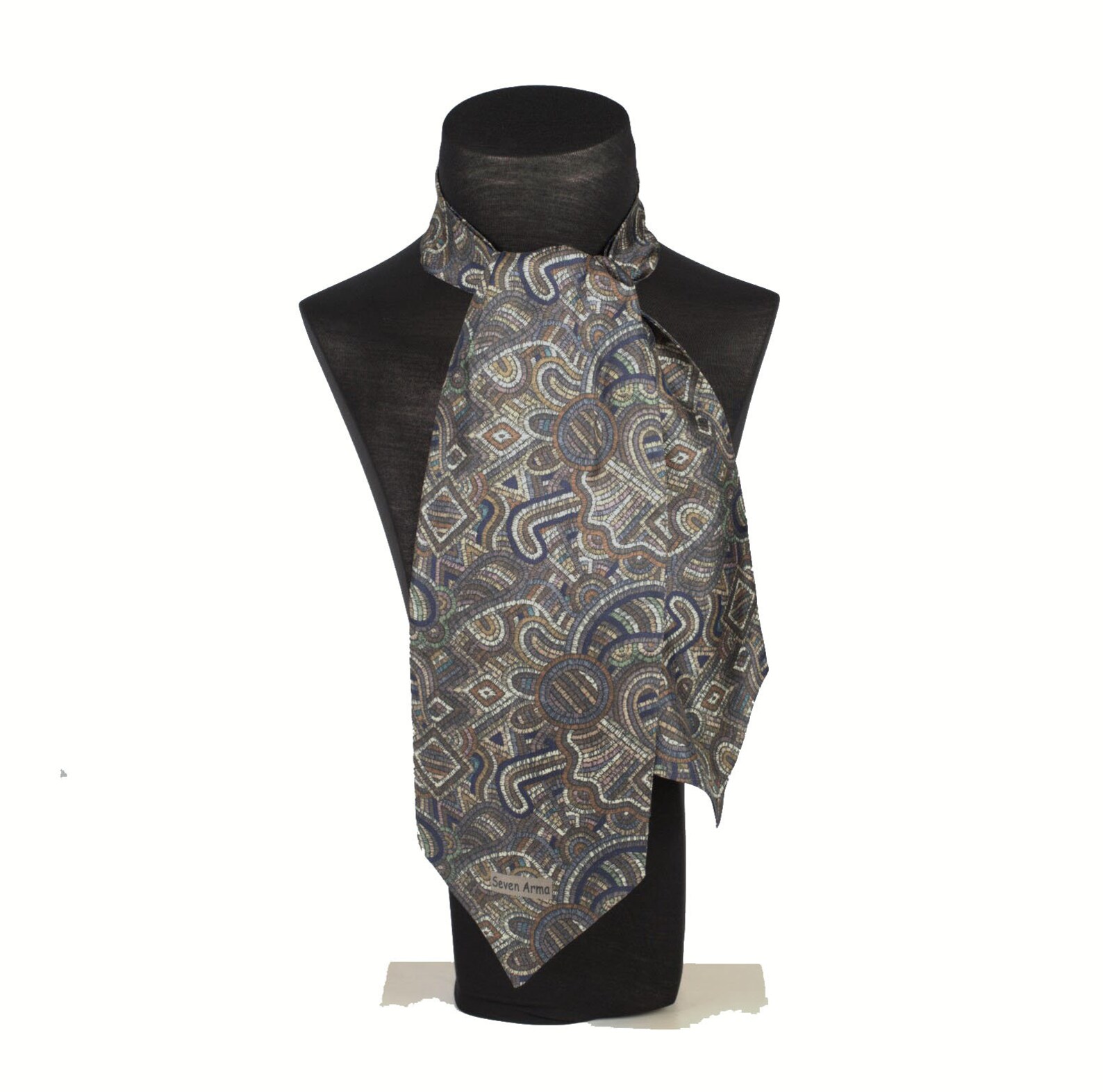 Zeus Claret Red Ascot Men's Scarf - Etsy