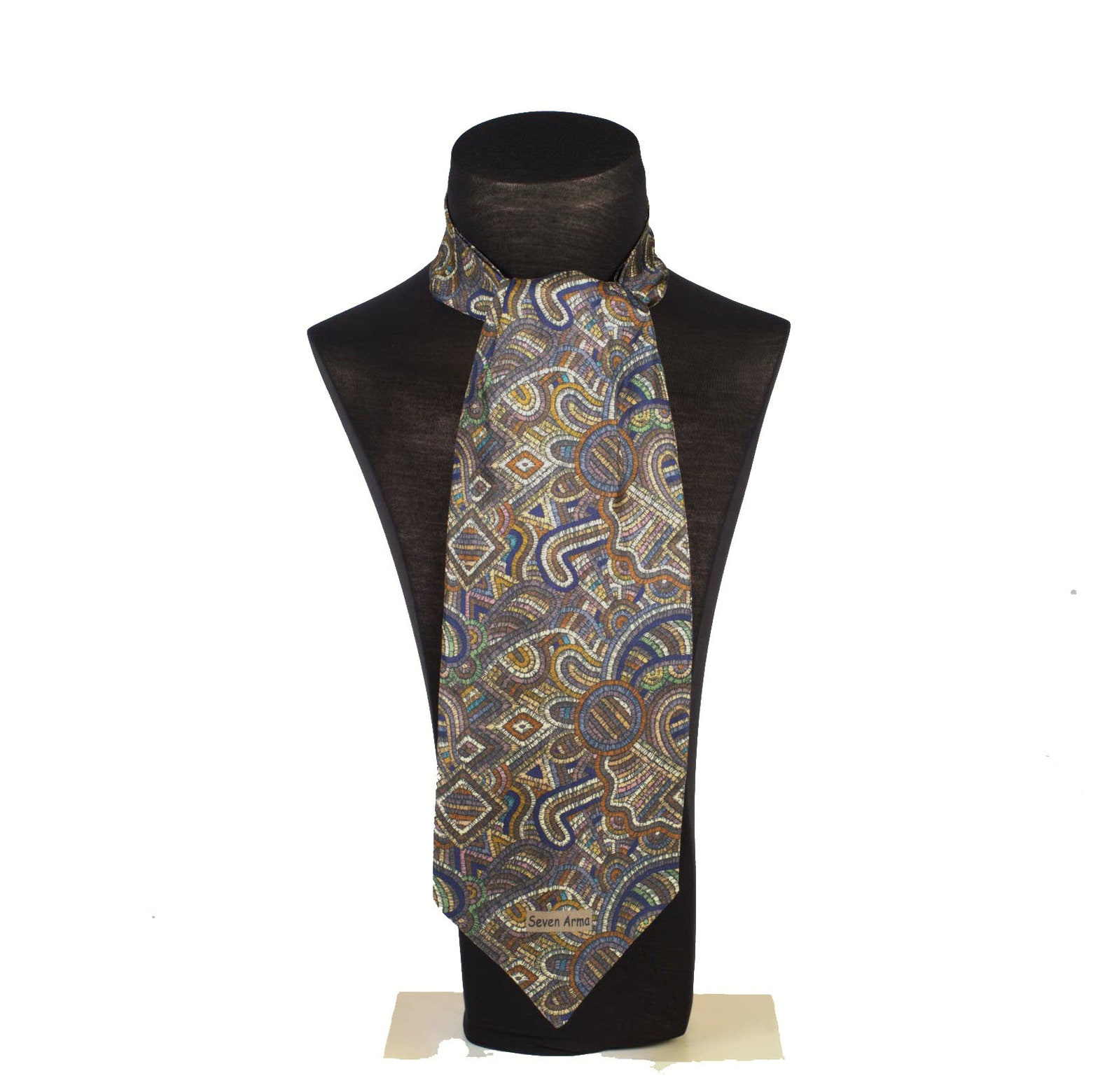 Zeus Claret Red Ascot Men's Scarf - Etsy