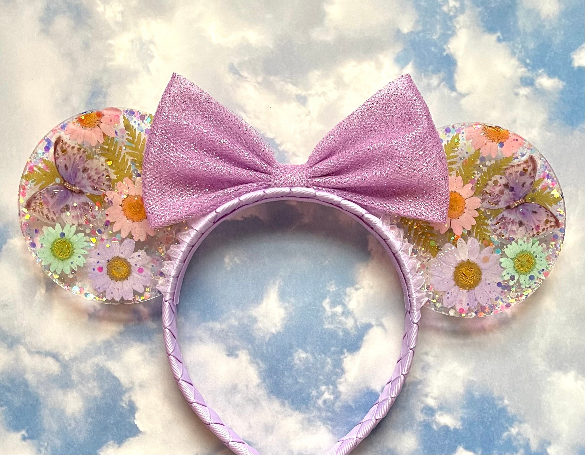Resin Mouse Ears Butterfly Garden Resin Mouse Ears | Etsy