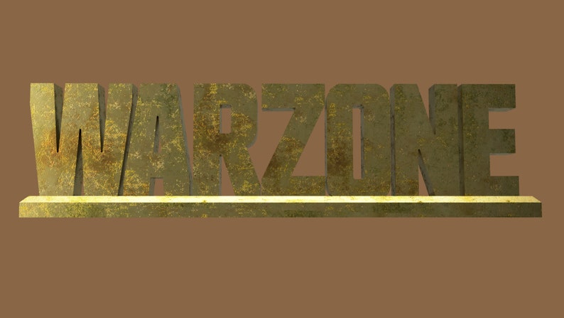WARZONE 3D Printed Logo - Etsy