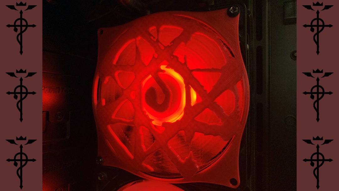 Fullmetal Alchemist Blood Rune Fan Grill/cover (120mm + 140mm) - Etsy