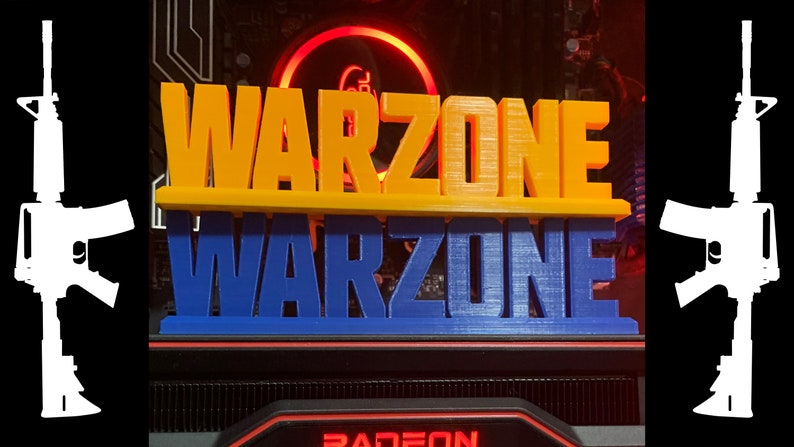 WARZONE 3D Printed Logo - Etsy