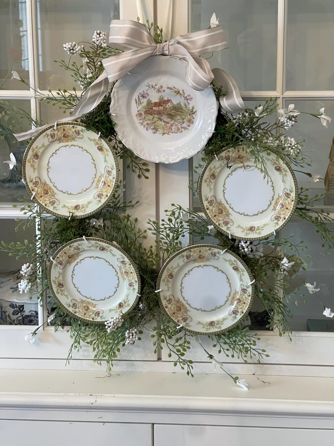 Woodsy Whimsical Plate Wreath - Etsy
