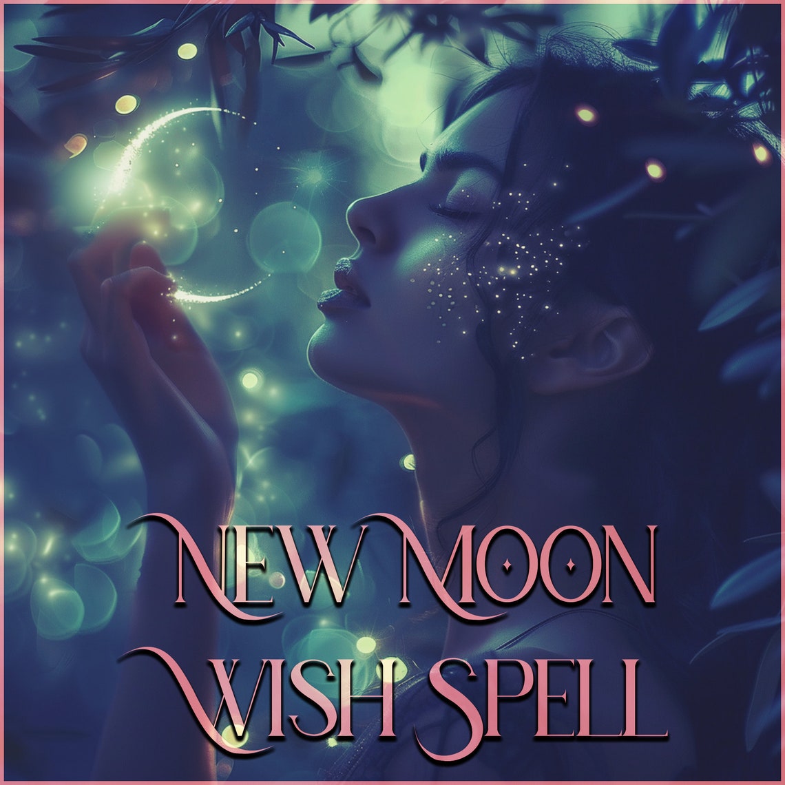 New Moon Wish Manifestation Spell for the New Moon Lunar Cycle Harness ...