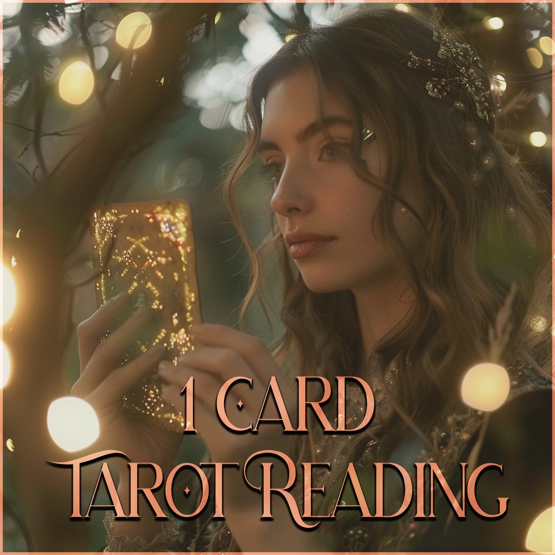 1 Card Tarot or Oracle Card Reading. Fast and Accurate Reading. - Etsy