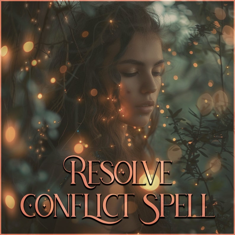 Resolve Conflict Spell Reconcile With Your Person Entice Forgiveness ...