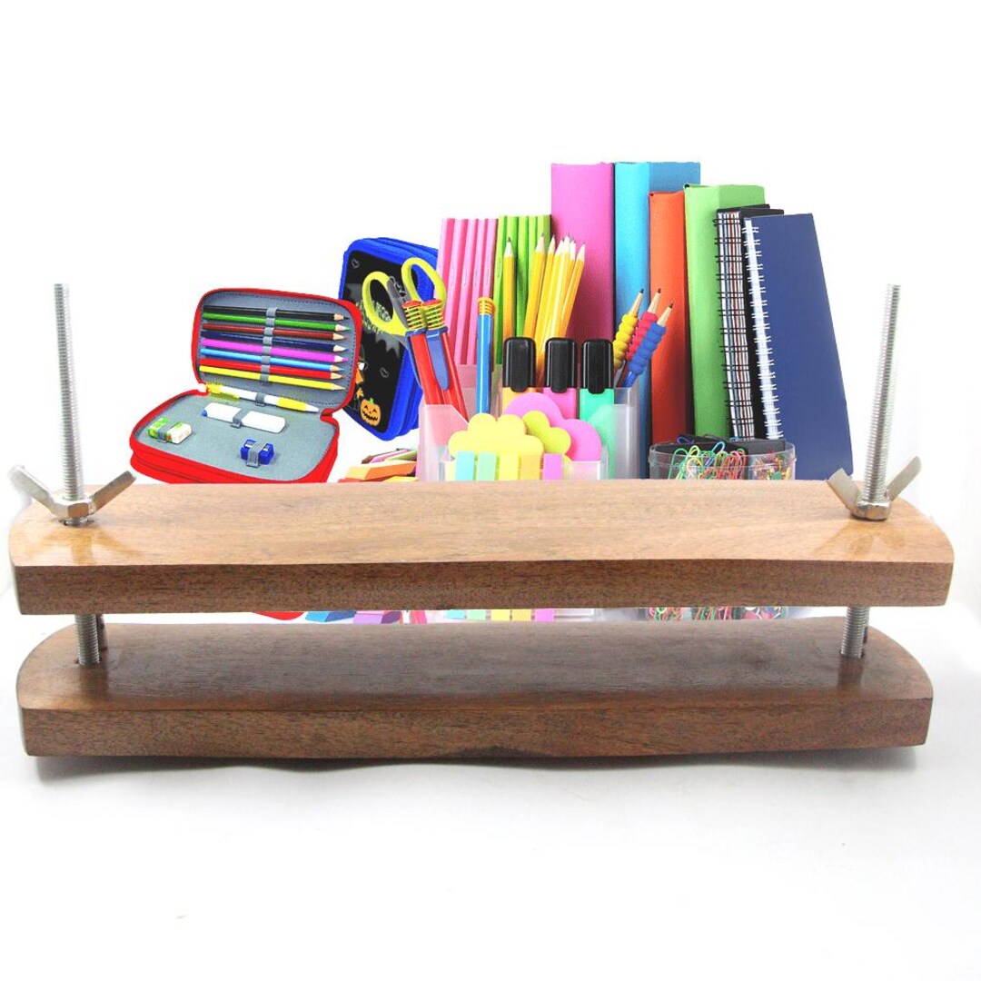 Handmade Large Wooden Bookbinding Finishing Press Kit Walnut With Steel ...