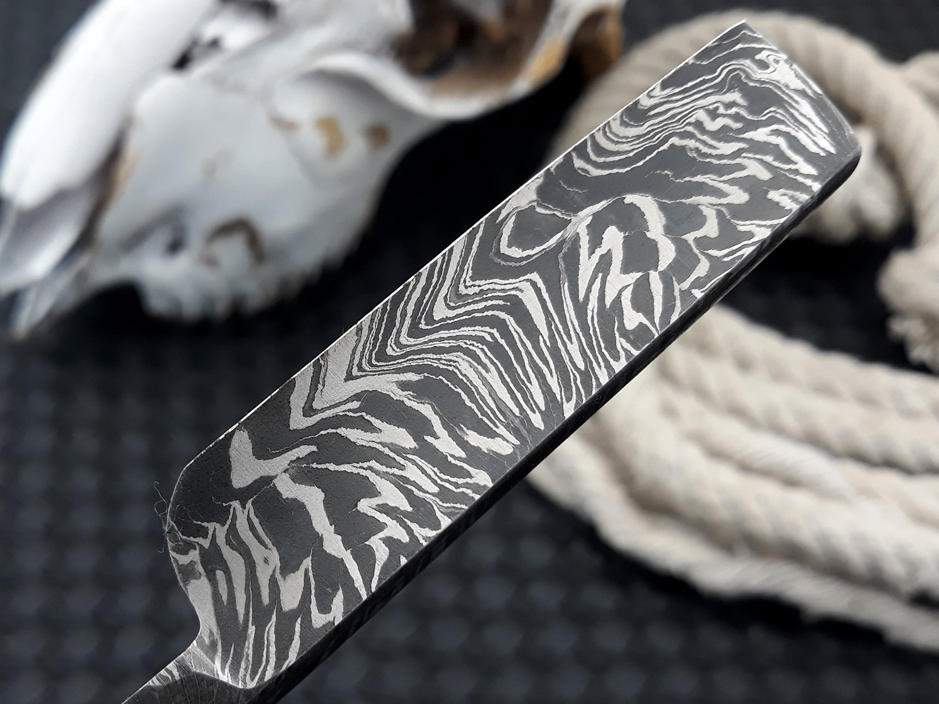 Handmade Damascus Straight Edge Razor Vintage Safety Razor - Etsy