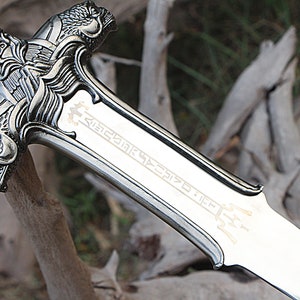 Custom Medieval Knights Sword - Handcrafted Templar Blade for Him ...