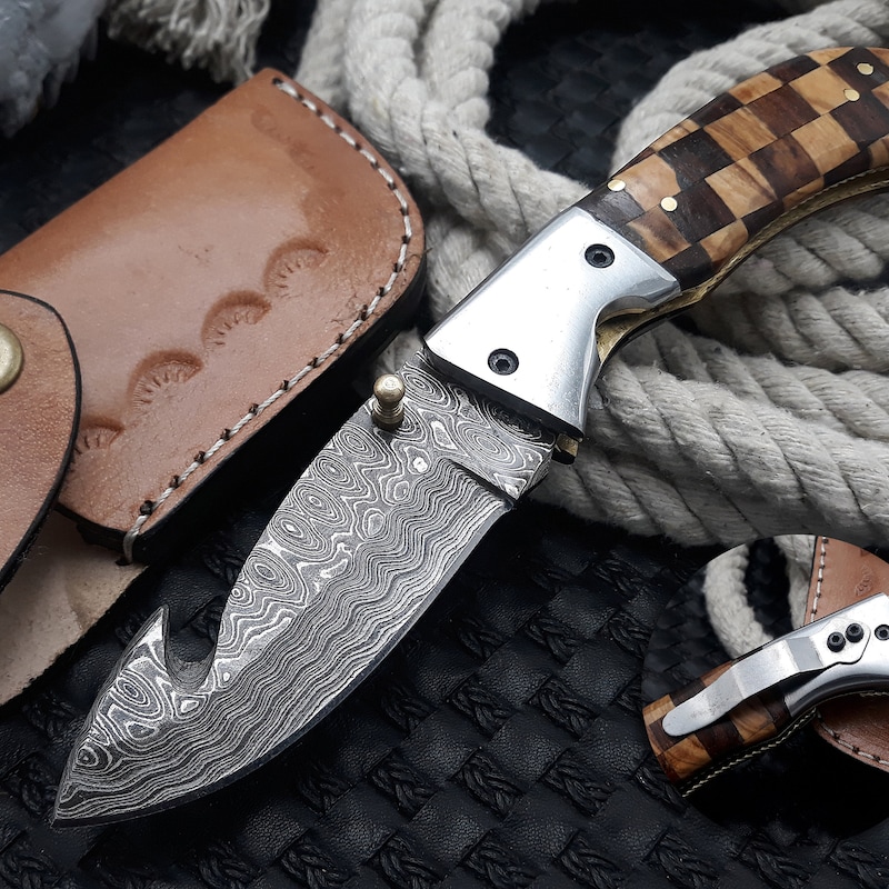 Skinning Knife With Hook - Etsy
