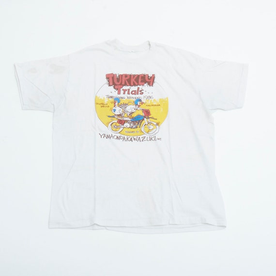 Vintage 80s Dirt Bike Rally T-Shirt - Gem