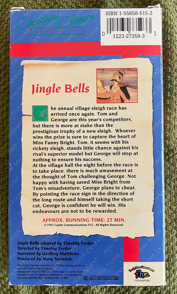 Family Home Entertainment Christmas Classics Series Vhs