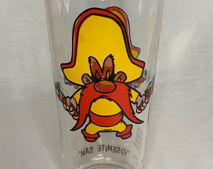 Yosemite Sam Drinking Glass Tumbler - Pepsi Collector Series - 1973 - Etsy
