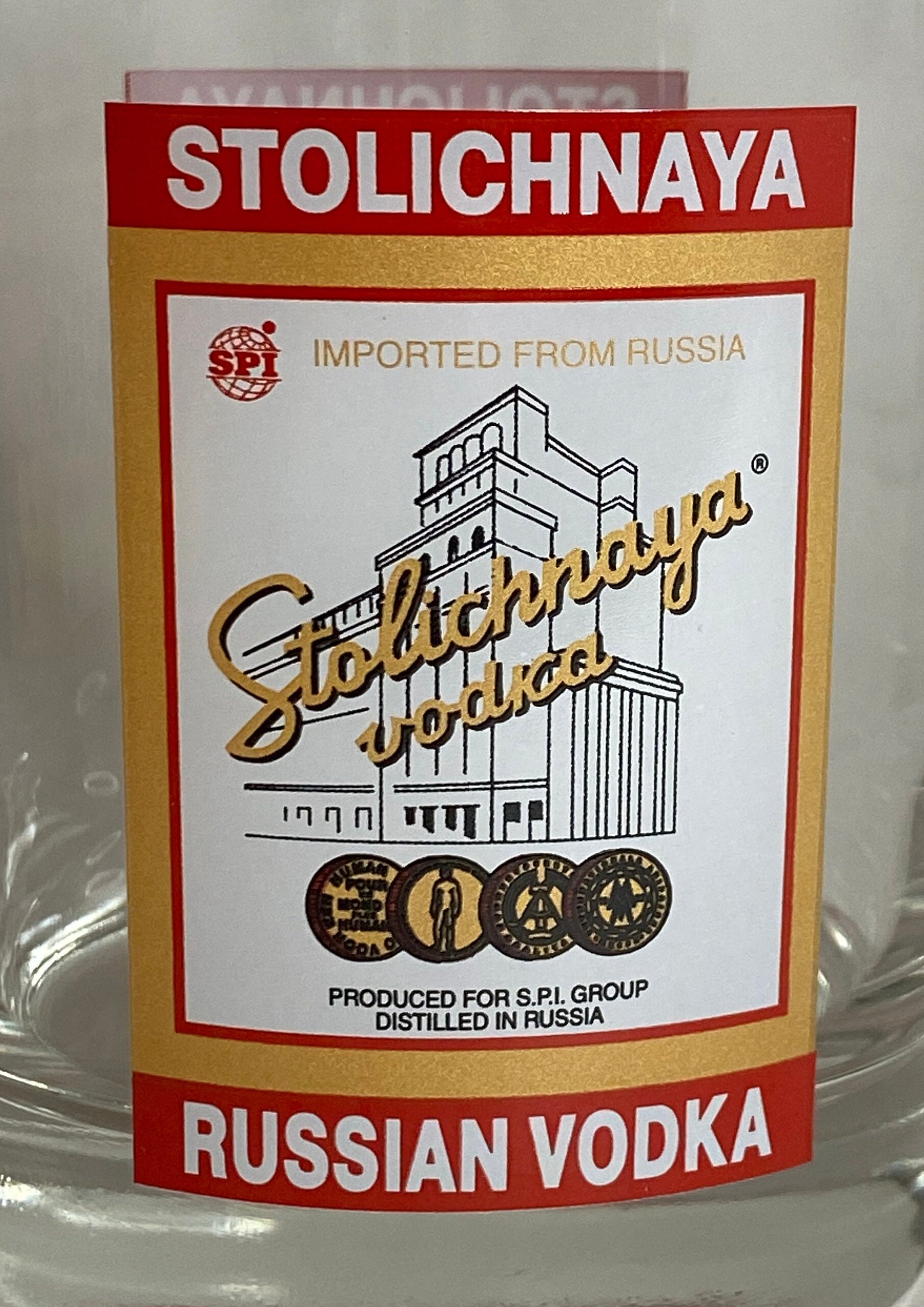 Russian Vodka Label