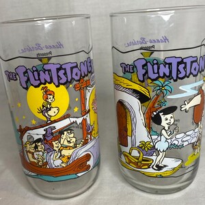Flintstones - the First 30 Years Hardee's Glasses - Flintstones ...