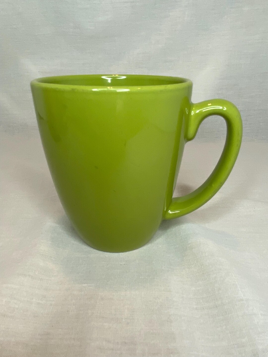 Lime Green Stoneware Coffee Tea Mug - Green Mug - Corelle Replacement ...